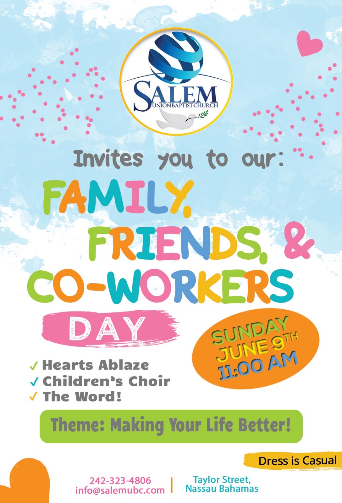 Family, Friends & Co-Workers Day | Salem Union Baptist Church